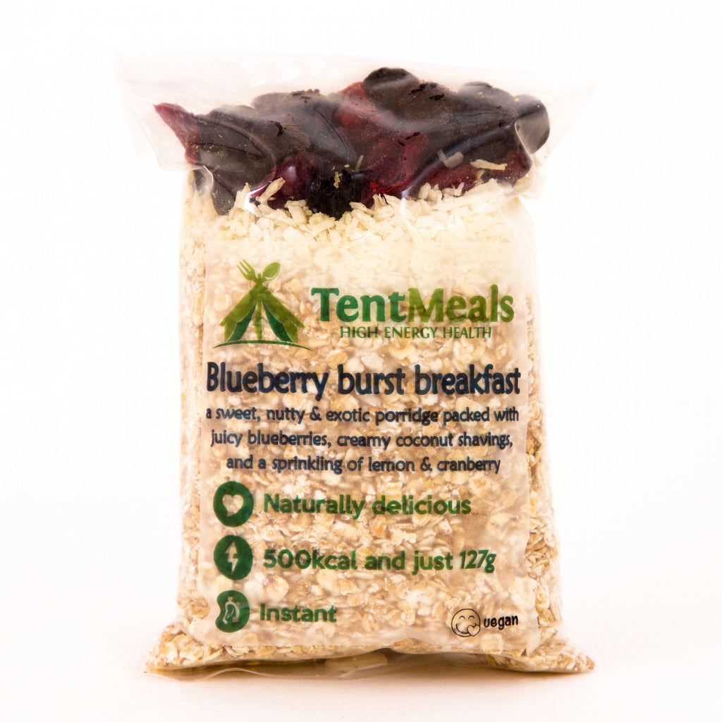 Blueberry burst breakfast - 500 kcal – TentMeals
